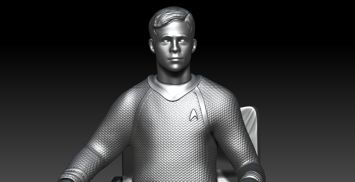 Kirk Star Trek 3d print part1 3D model 3D printable | CGTrader