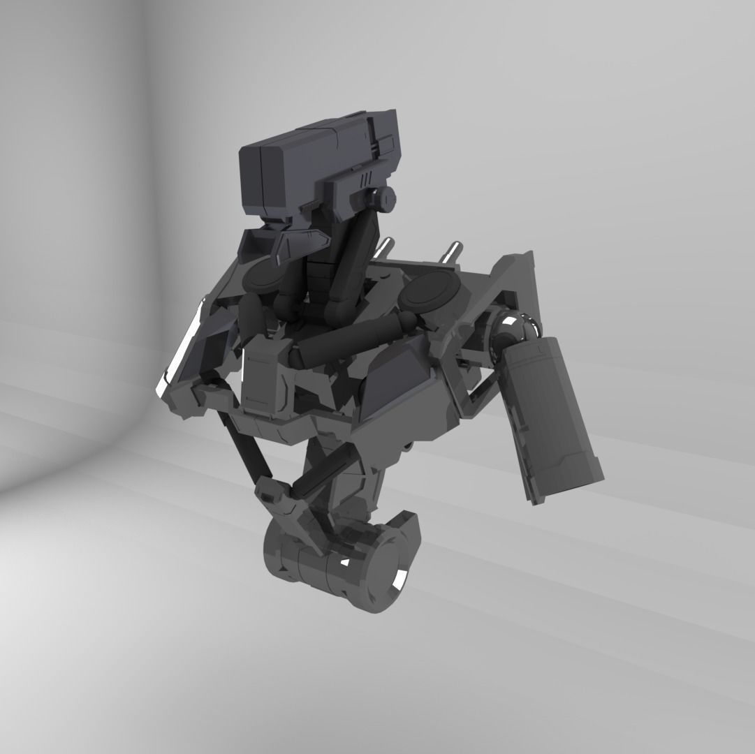 Battle Droid Body 3D model | CGTrader
