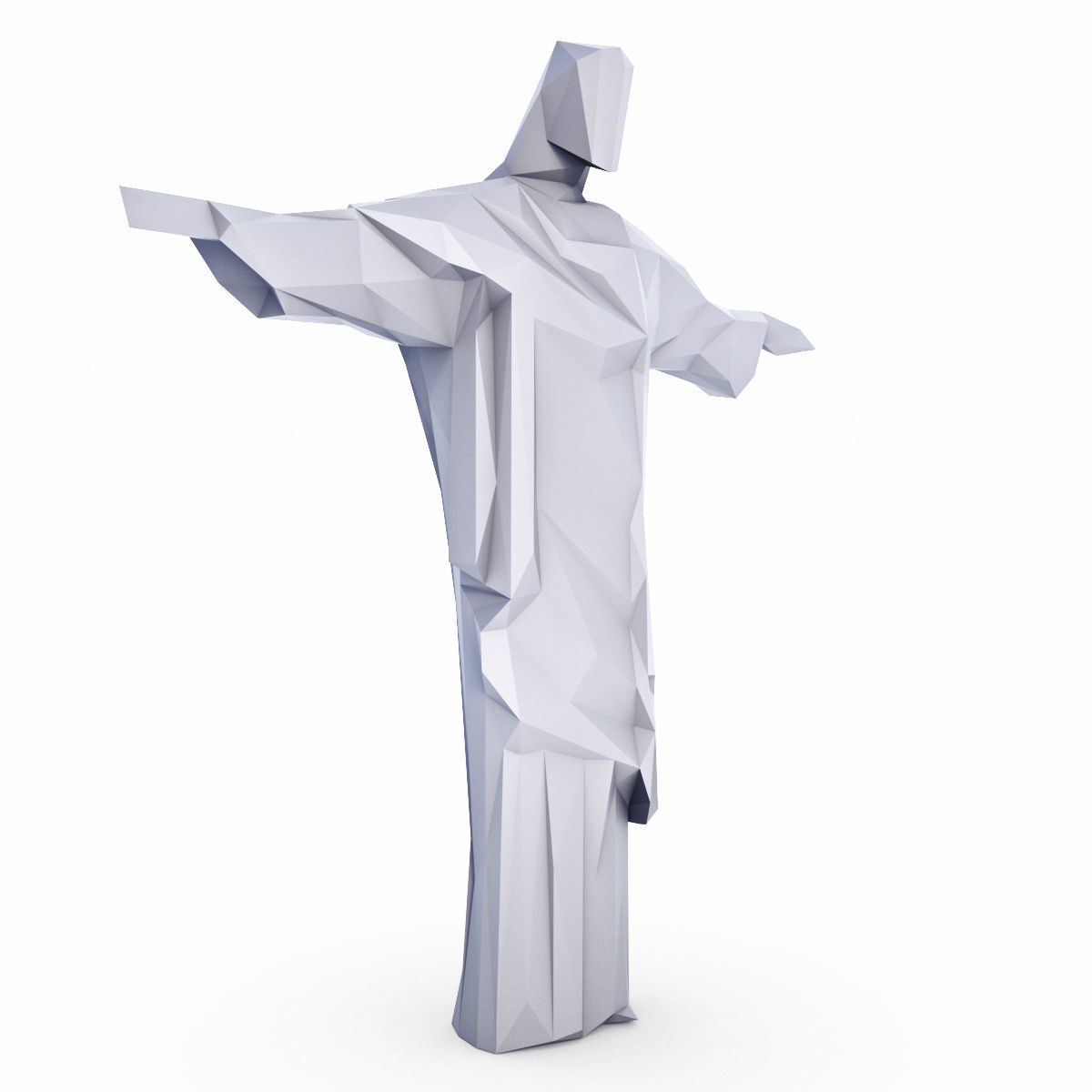 3D model Christ the Redeemer Low Poly VR / AR / low-poly | CGTrader