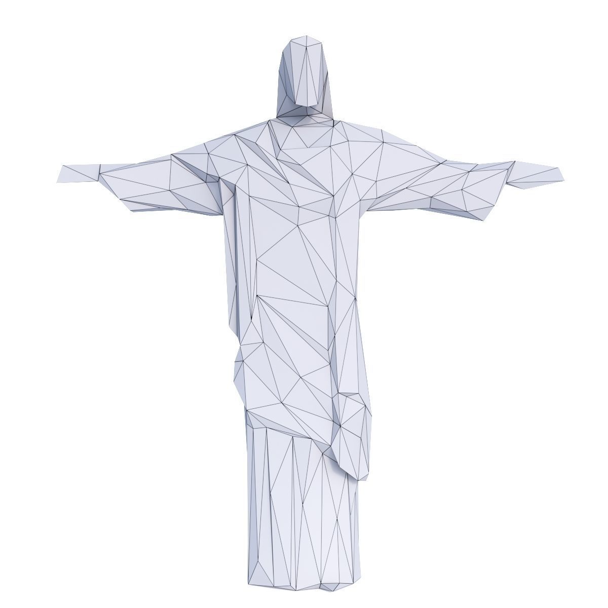 3D model Christ the Redeemer Low Poly VR / AR / low-poly | CGTrader