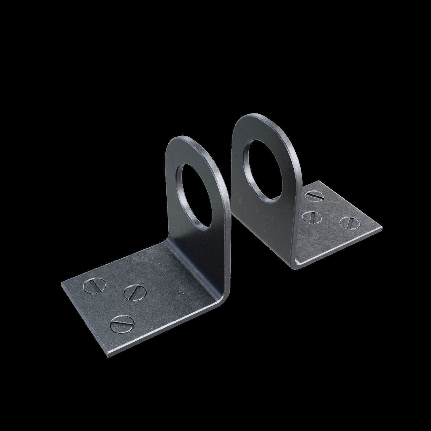 Steel eyelets for padlock 3D model | CGTrader