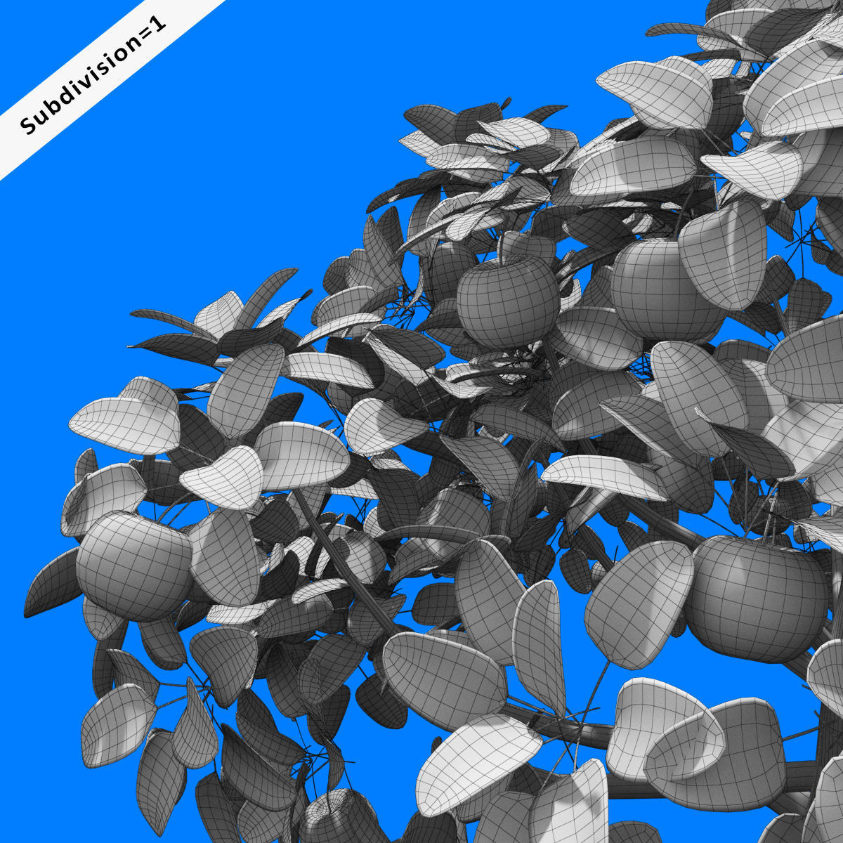 Cartoon Apple Tree 3D model | CGTrader