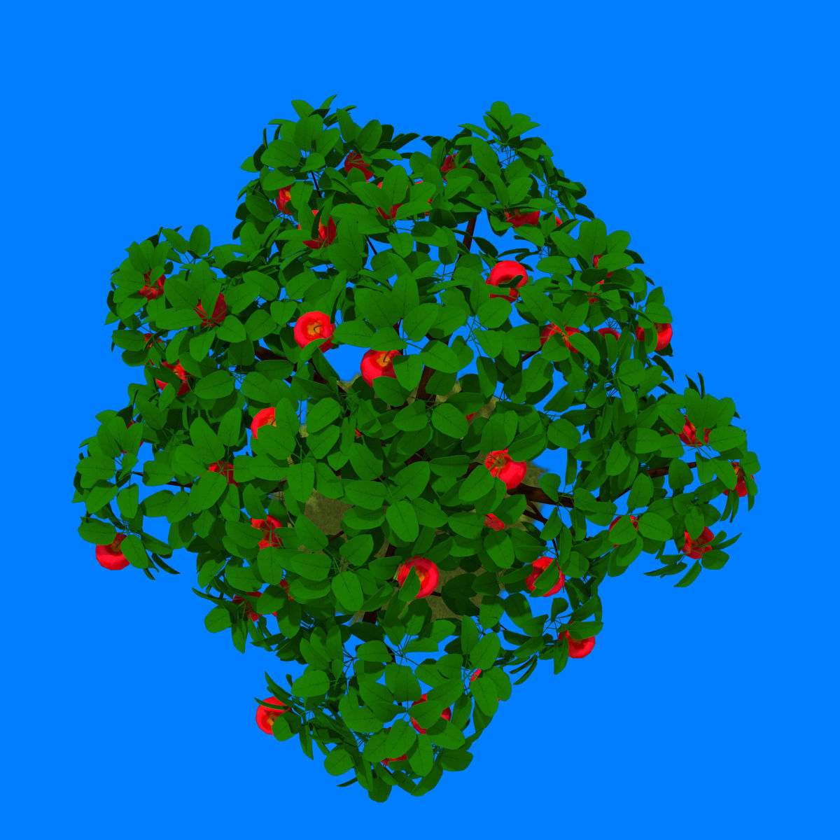 Cartoon Apple Tree 3D model | CGTrader