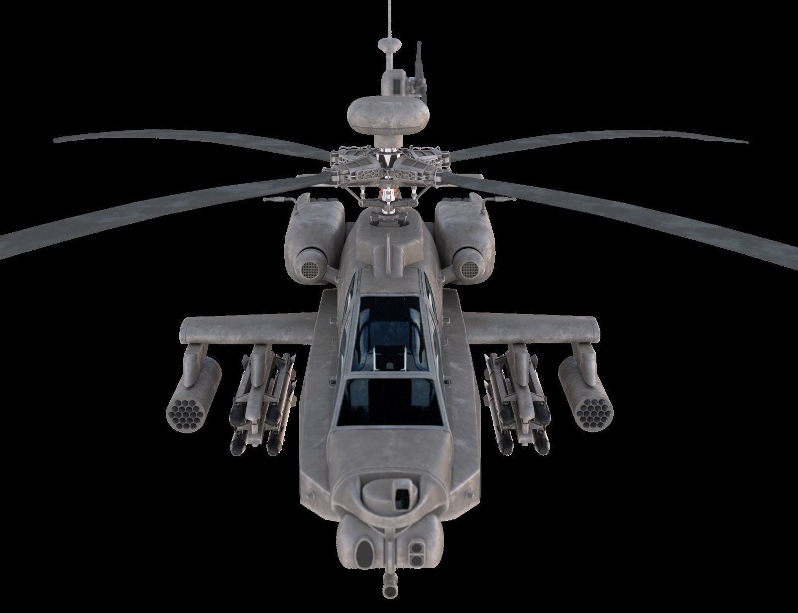 AH-064 Apache longbow 3D model | CGTrader