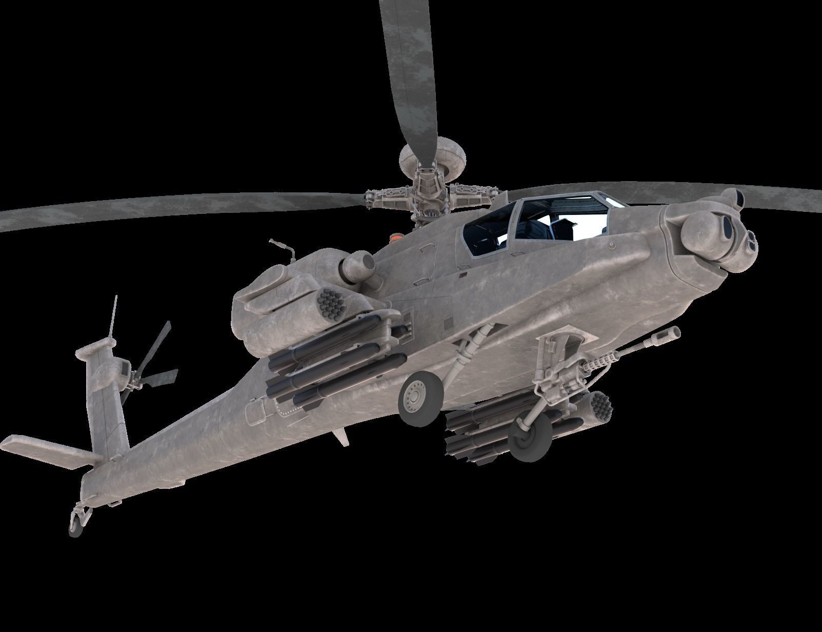 AH-064 Apache longbow 3D model | CGTrader