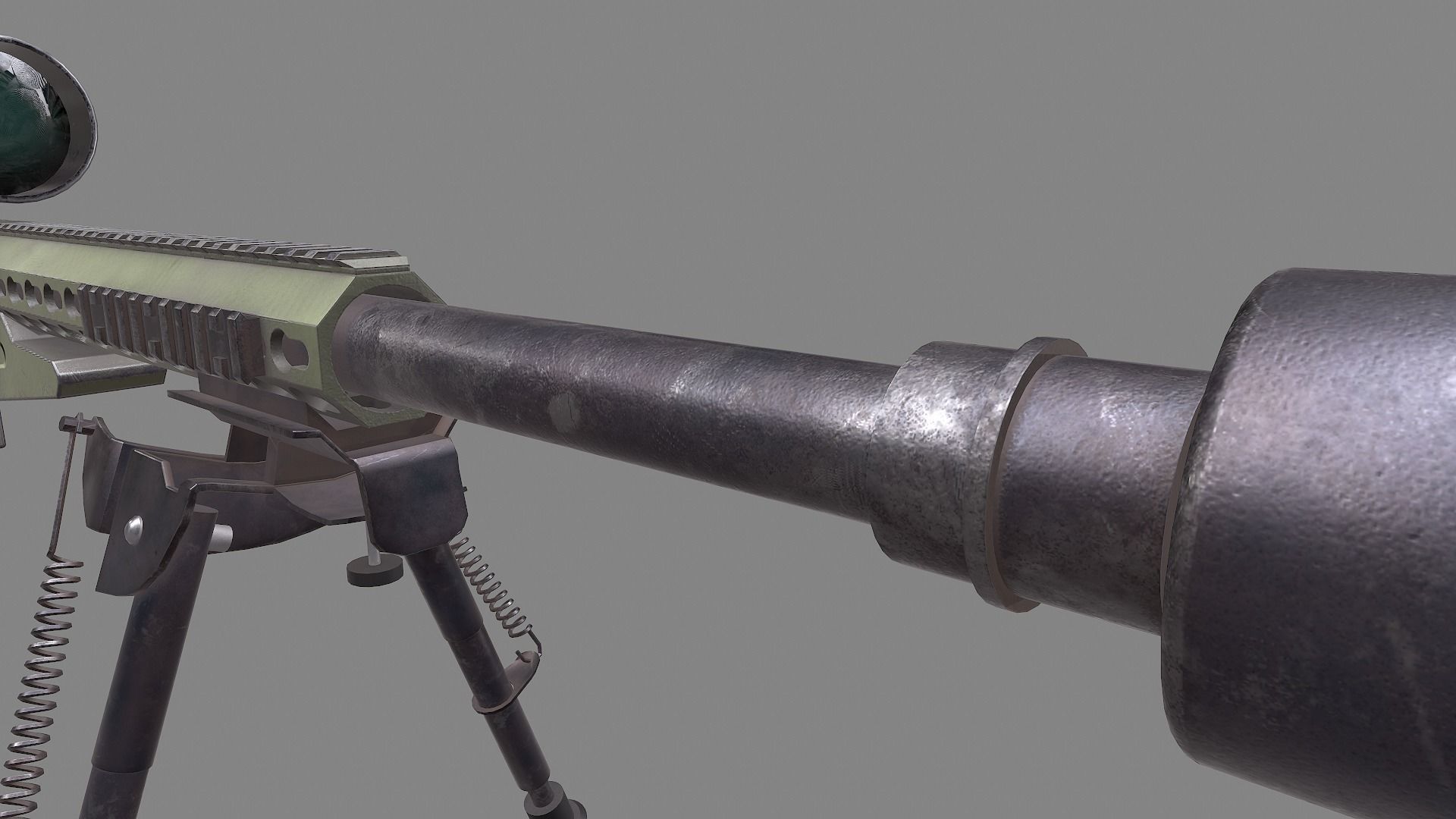 3D model VSV-338 new russian military sniper rifle 4k VR / AR / low ...