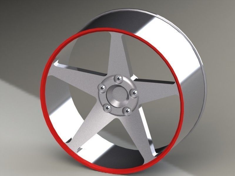 rims wheel with free 3D model | CGTrader