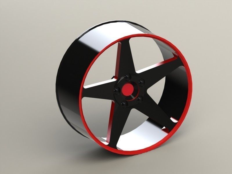 rims wheel with free 3D model | CGTrader