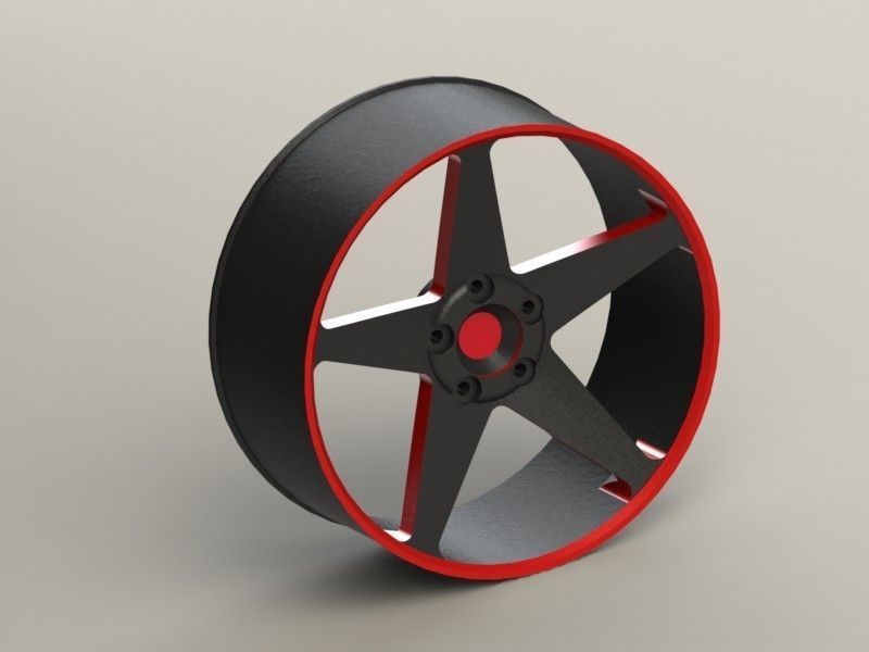rims wheel with free 3D model | CGTrader
