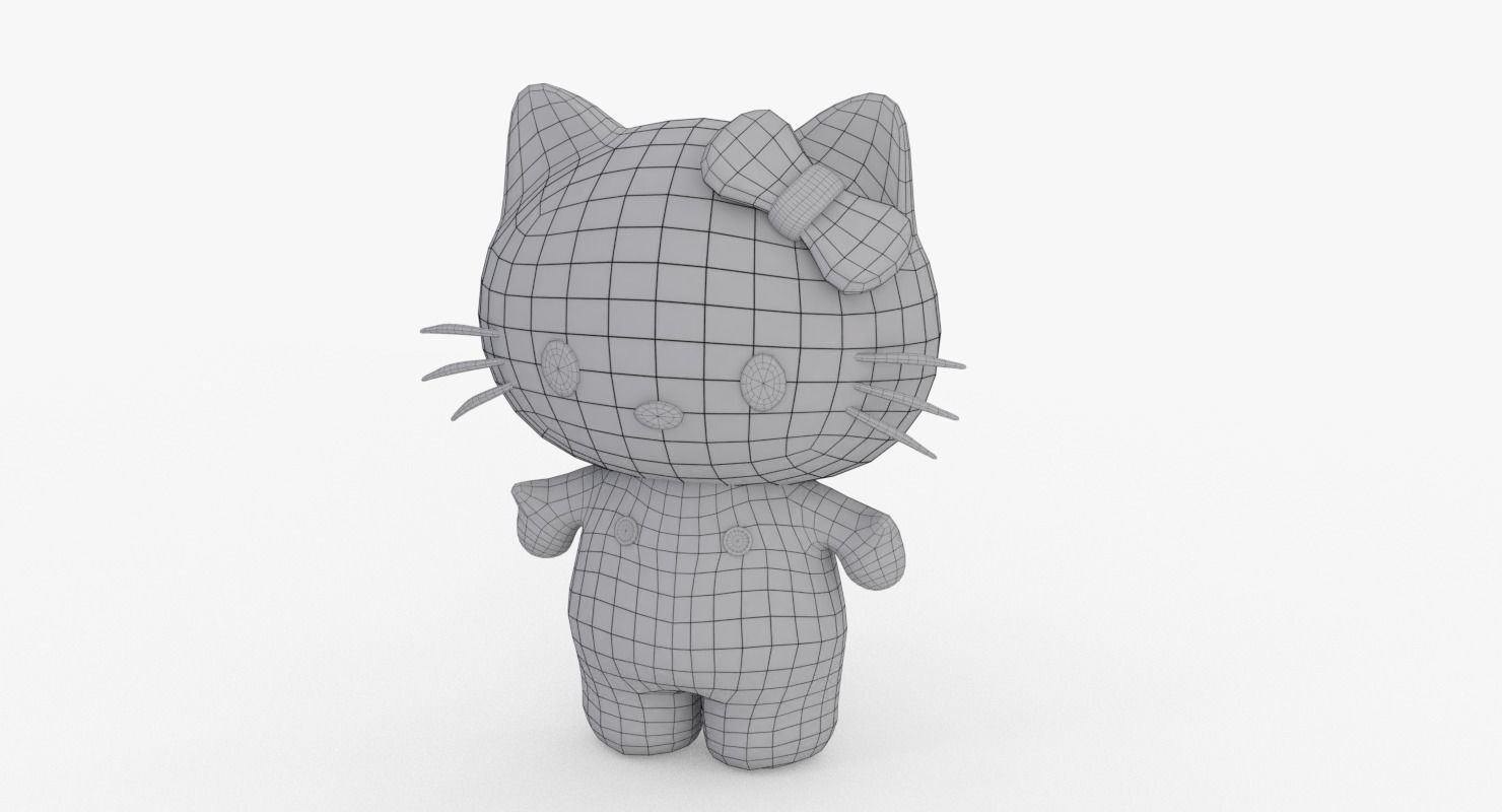 3D model Hello Kitty VR / AR / low-poly | CGTrader