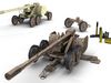 Rheinmetal 12 cm K44 L55 Anti tank Gun 3D model | CGTrader
