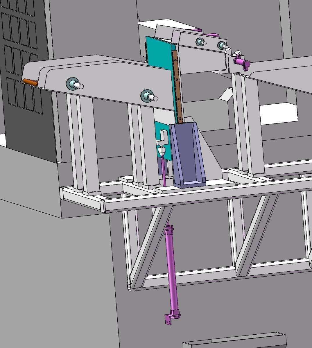 CNC lathe automatic loading machine 3D model | CGTrader