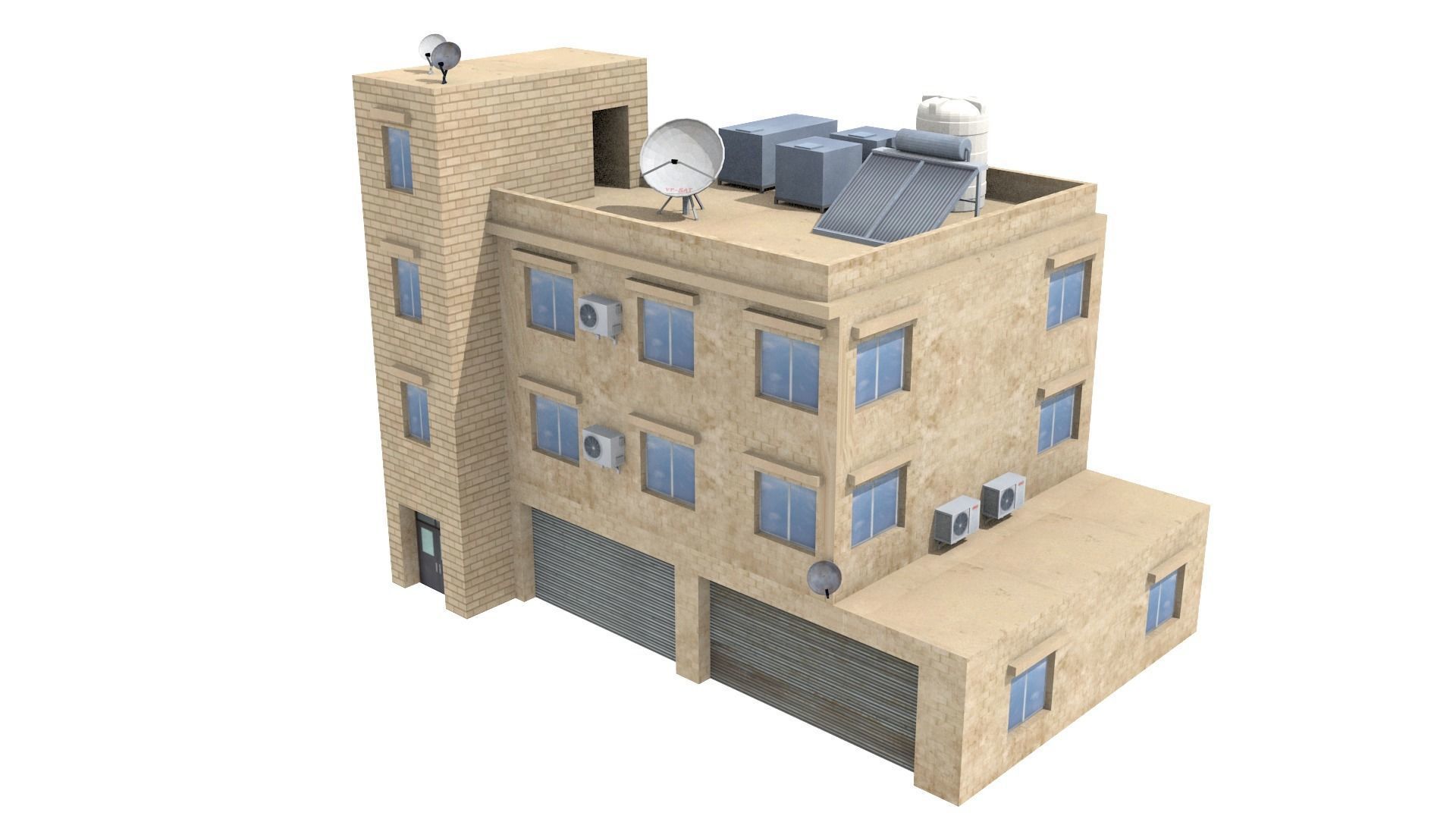 arabian city 27 Buildings 3D model | CGTrader