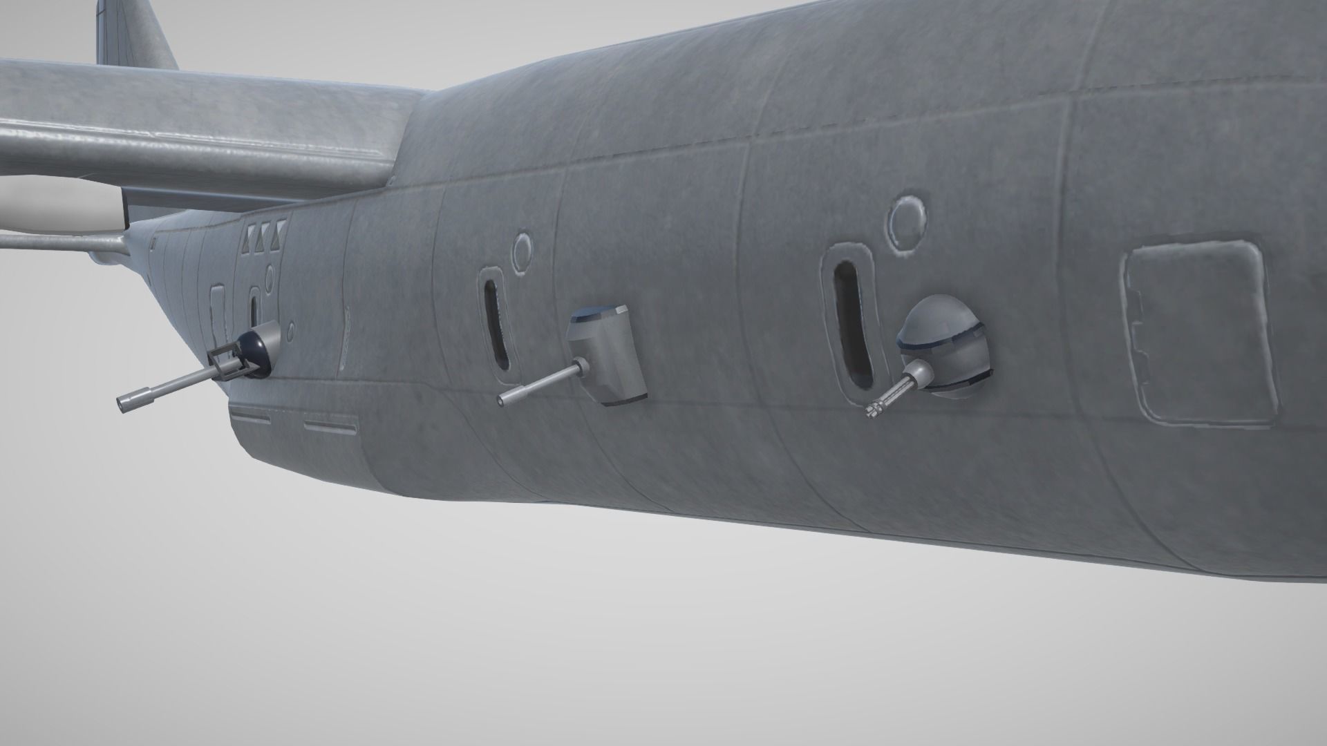 3D model Military AC 130 Plane VR / AR / low-poly | CGTrader