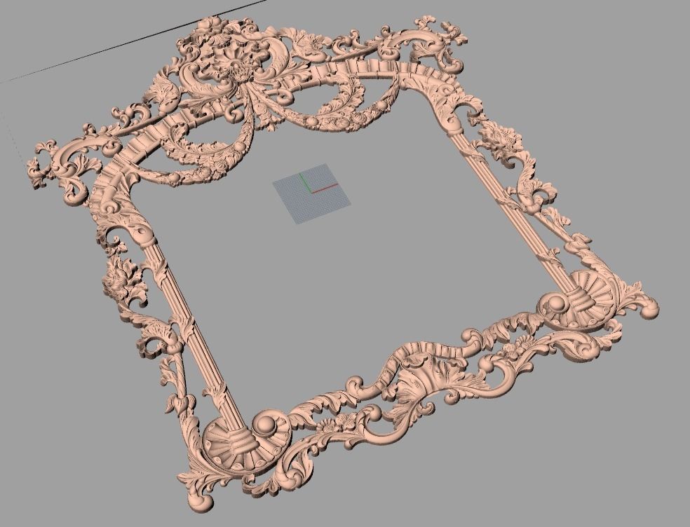 Photo frame 3D relief models STL Files used for CNC Router E860 3D ...
