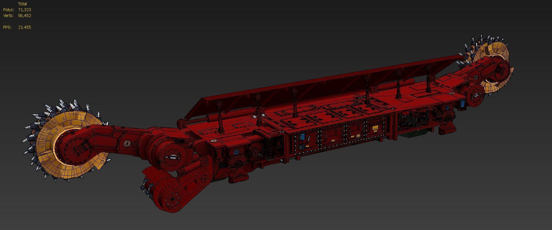 3D model Coal Mining Machine VR / AR / low-poly | CGTrader