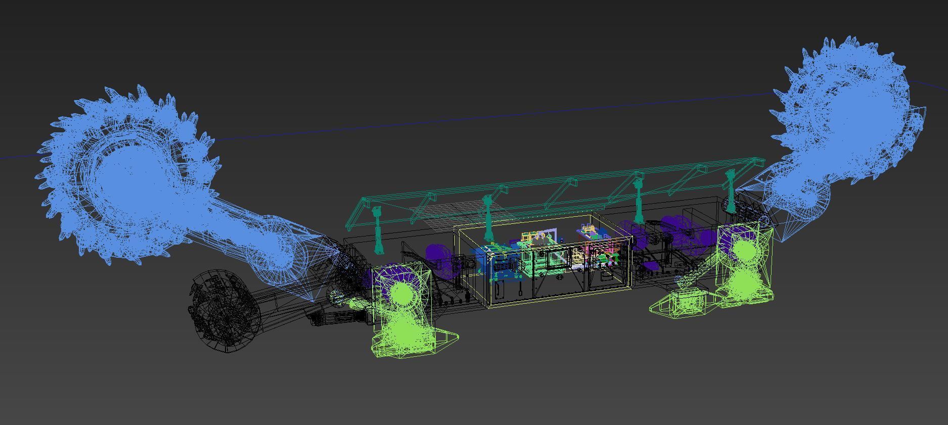 3D model Coal Mining Machine VR / AR / low-poly | CGTrader