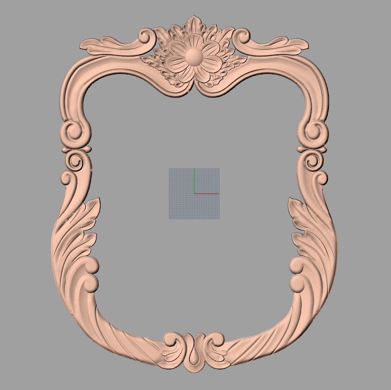 Photo frame 3D relief models STL Files used for CNC Router E1000 3D ...