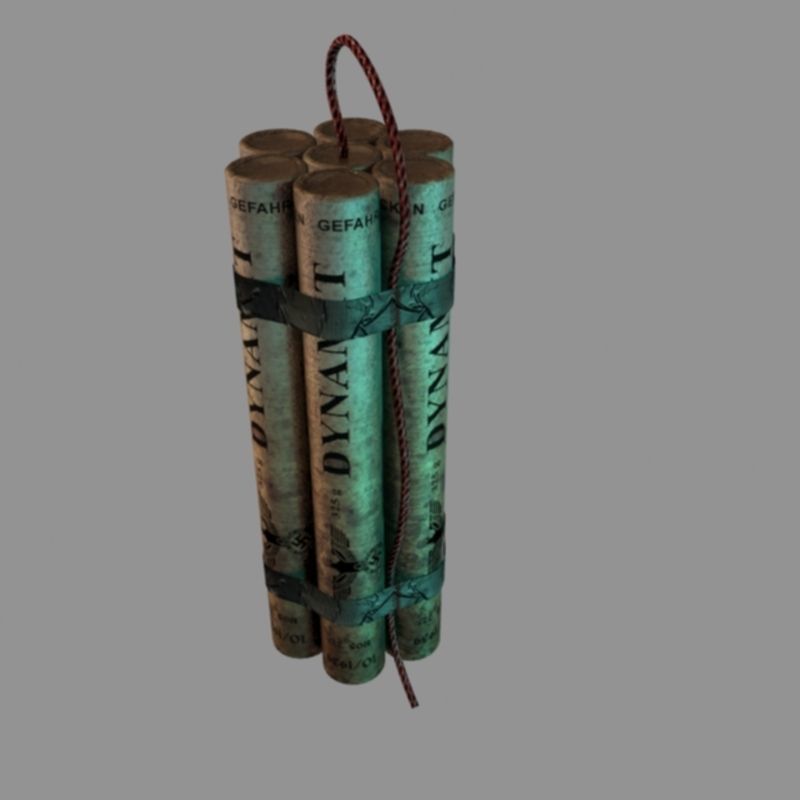 3D model germany Dynamite WW2 VR / AR / low-poly | CGTrader