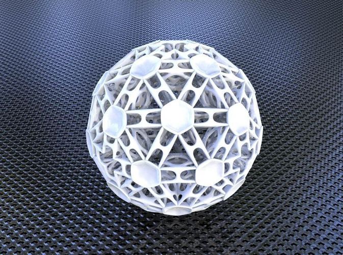 BRO SPHERE STRUCTURE X4 3D Model 3D printable .obj .stl - CGTrader.com