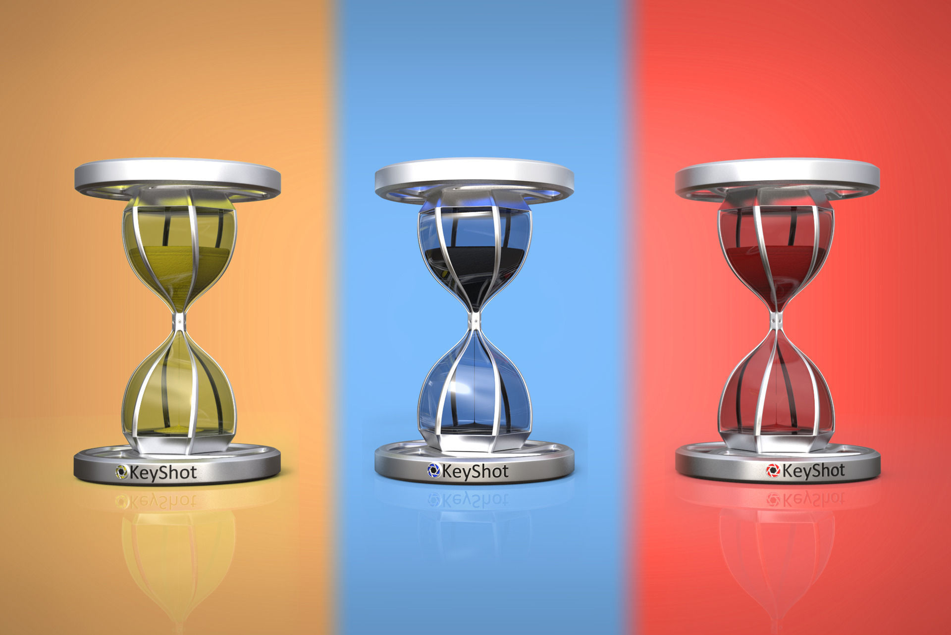 Keyshot Sand Glass 3D model | CGTrader