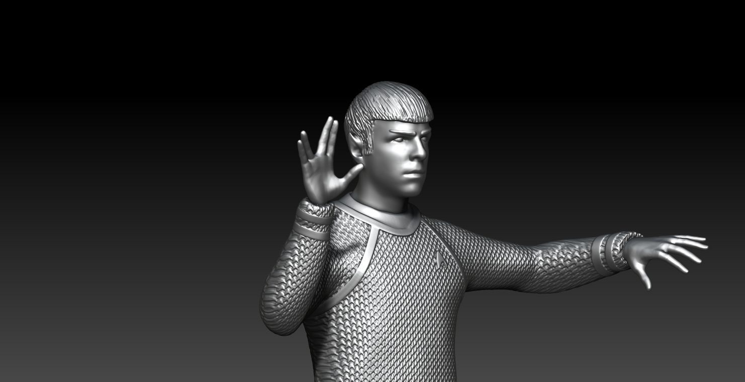 spock star trek 3d print part2 3D model 3D printable | CGTrader