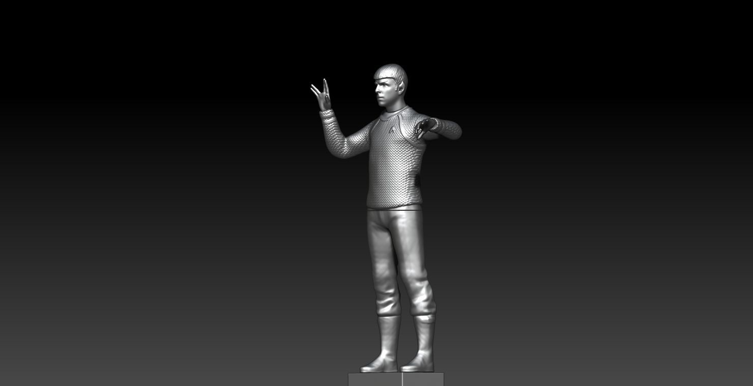 spock star trek 3d print part2 3D model 3D printable | CGTrader