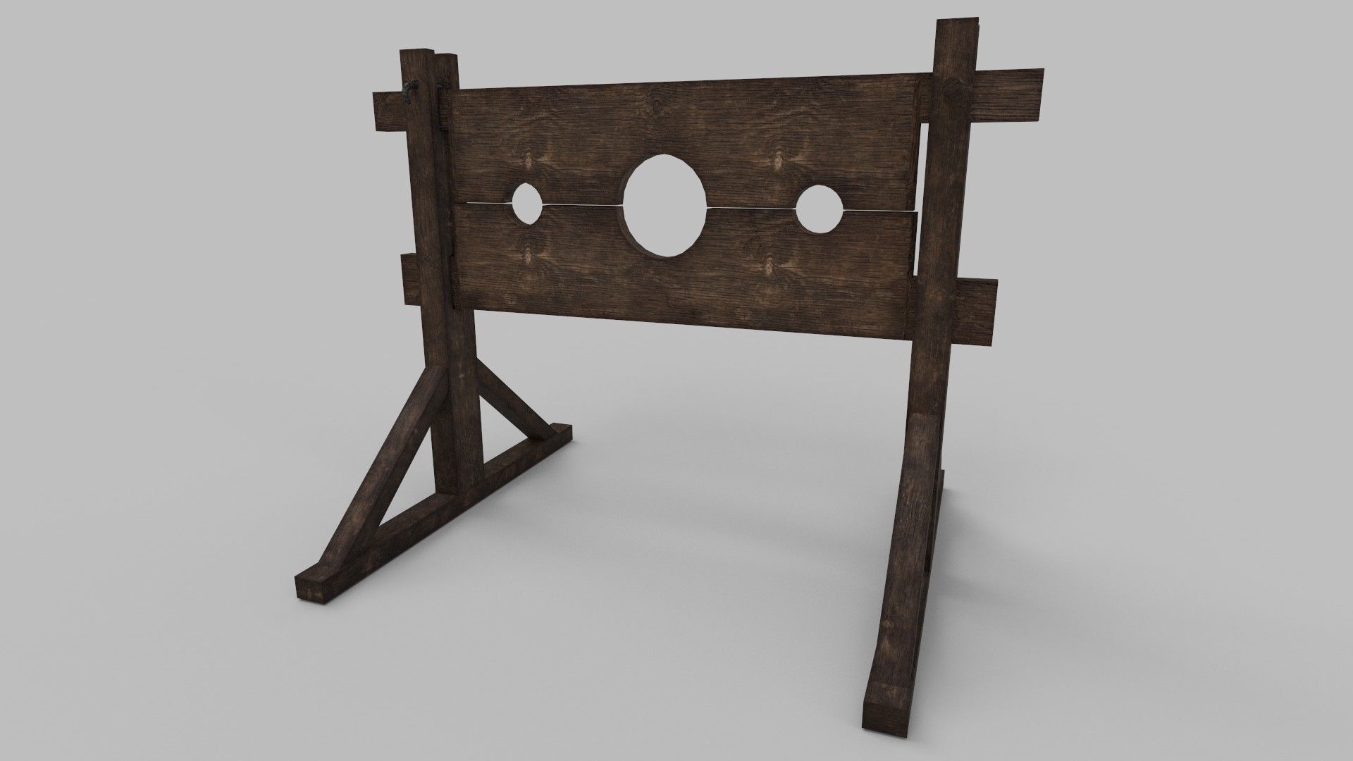 3D model Medieval Pillory VR / AR / low-poly | CGTrader