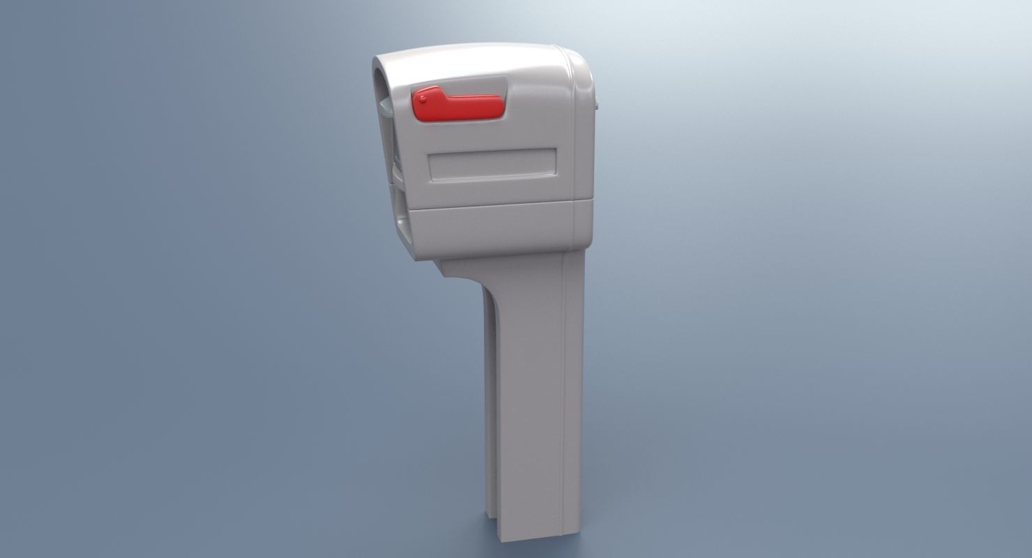 Futuristic new mailbox 3D model | CGTrader