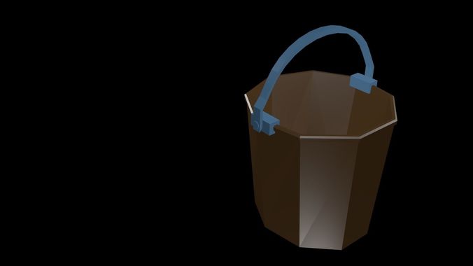 3D model Low poly Bucket VR / AR / low-poly | CGTrader