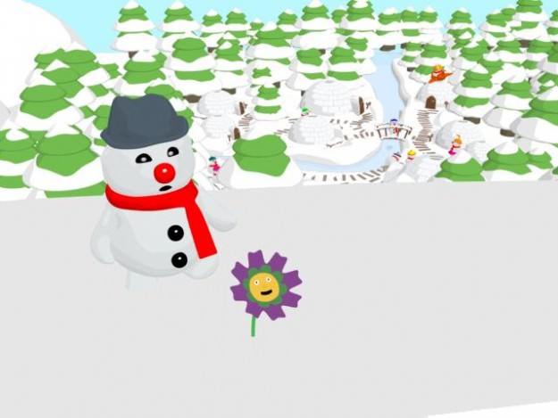 Cartoon complete Bouli Snowman Set 3D model animated rigged | CGTrader