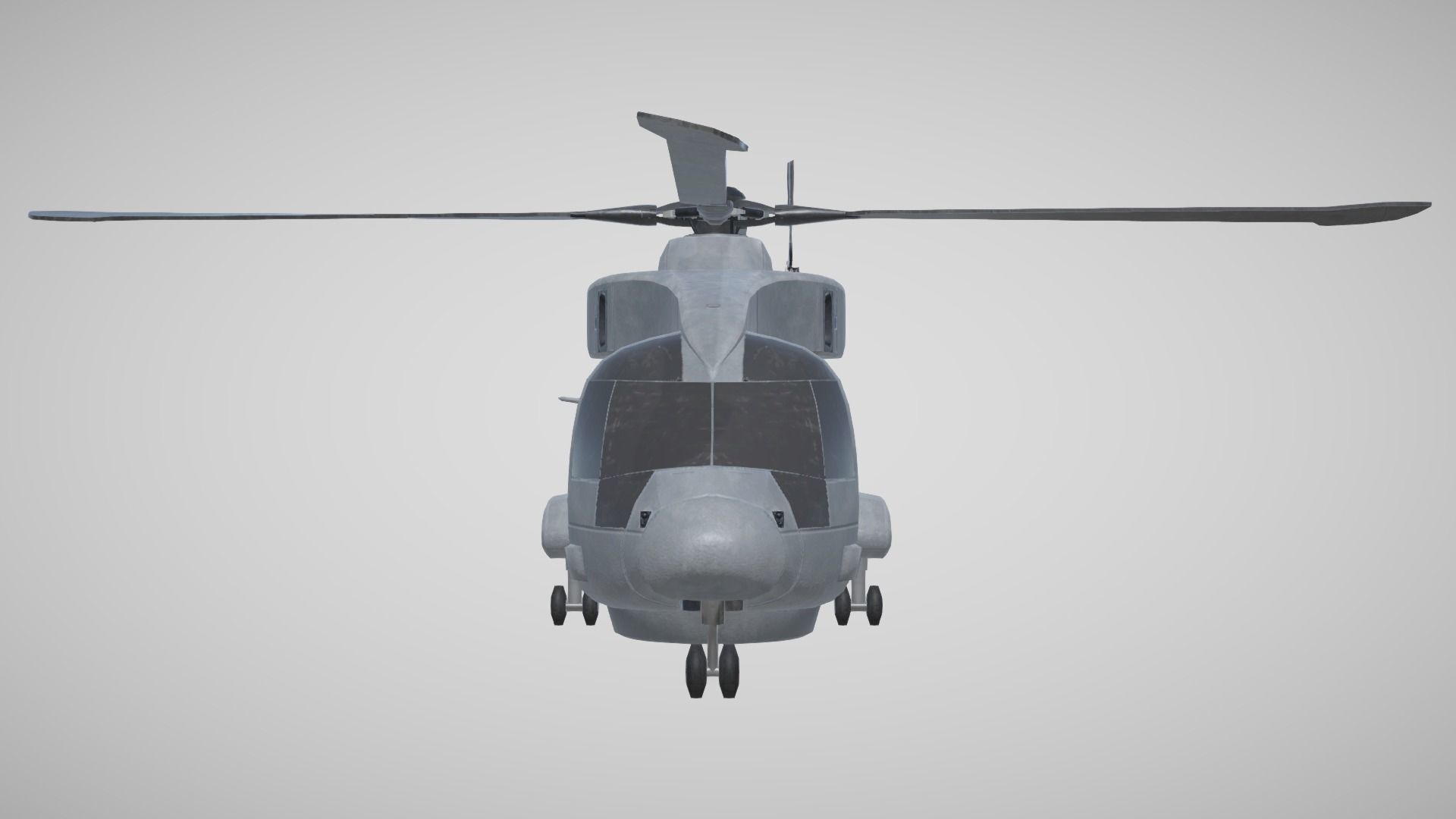 3D model Civilian Military EH101 Helicopter VR / AR / low-poly | CGTrader