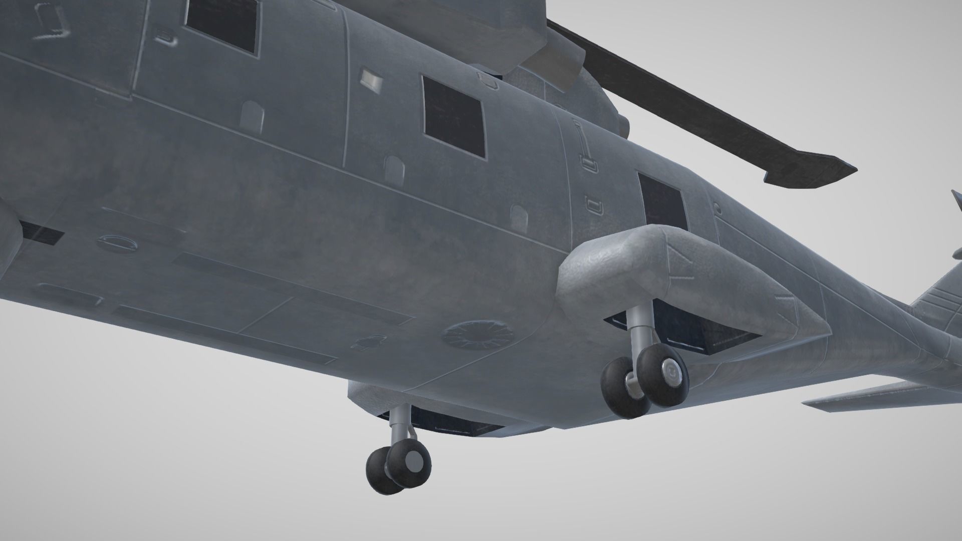 3D model Civilian Military EH101 Helicopter VR / AR / low-poly | CGTrader
