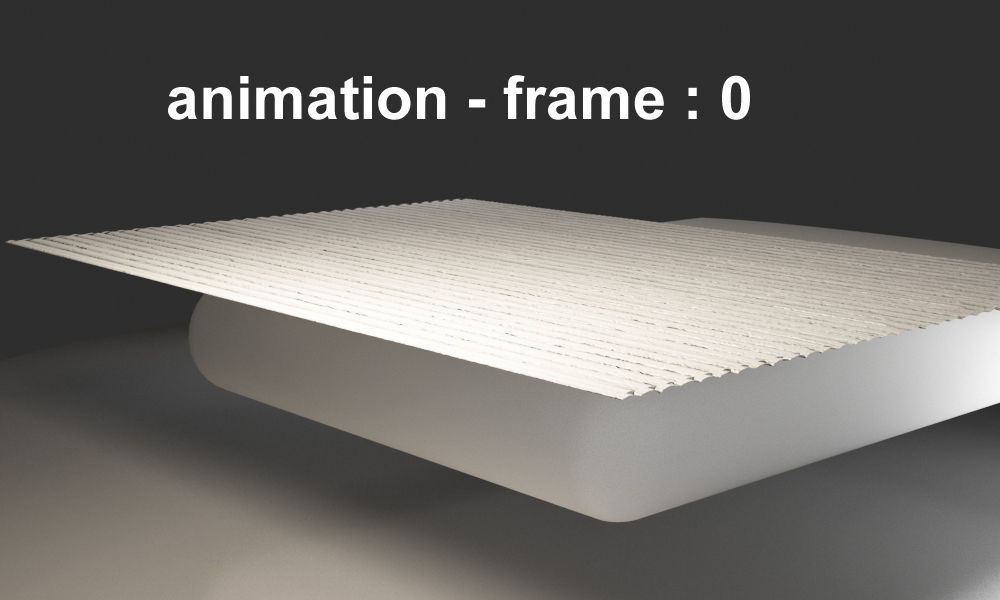 100 Frames Animated Bed Cover 3D model animated | CGTrader