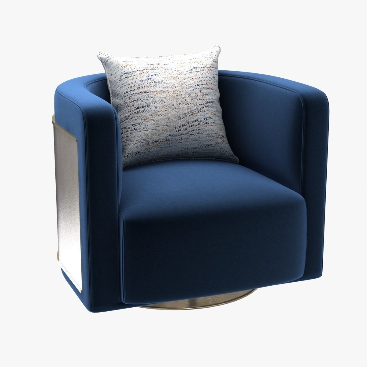 Promemoria pervinca swivel armchair 3D model | CGTrader
