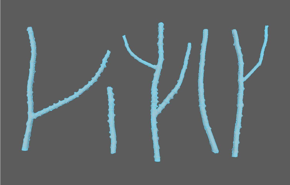 Small Branches 3D model | CGTrader