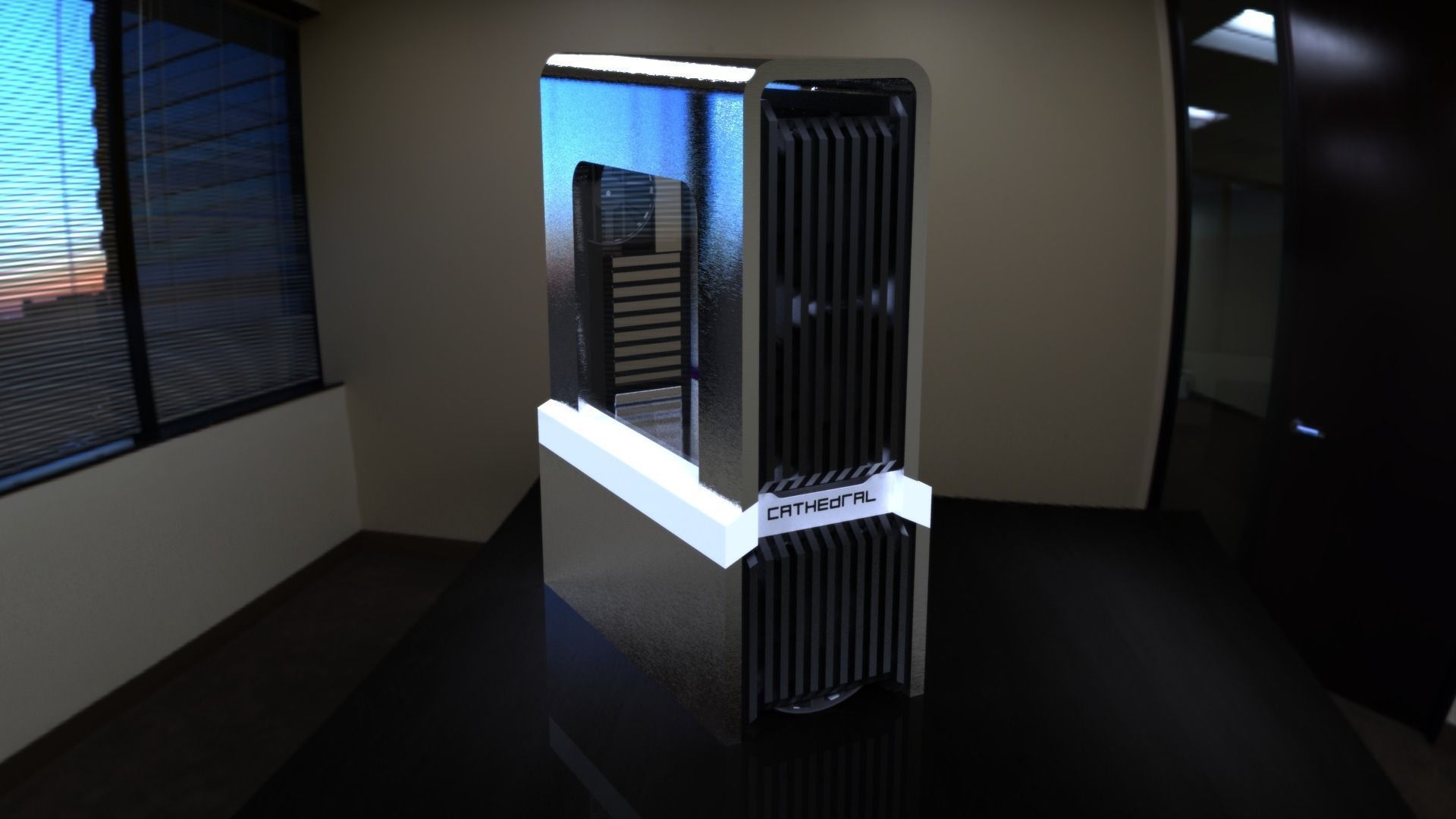 CATHEDRAL PC case idea free 3D model | CGTrader