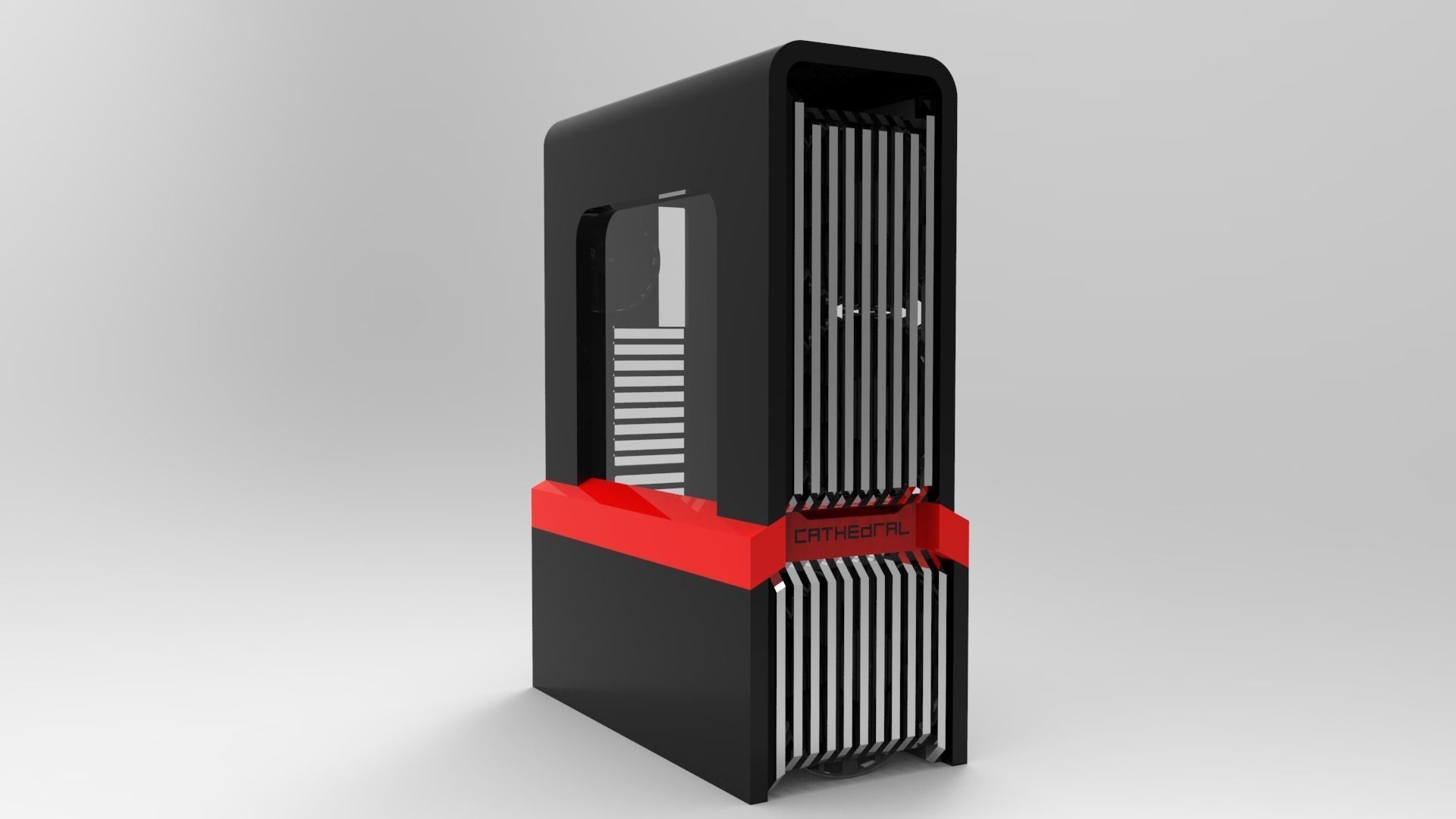 CATHEDRAL PC case idea free 3D model | CGTrader