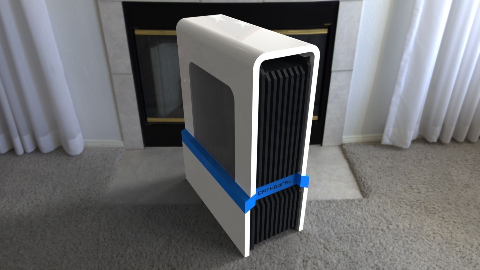 CATHEDRAL PC case idea free 3D model | CGTrader