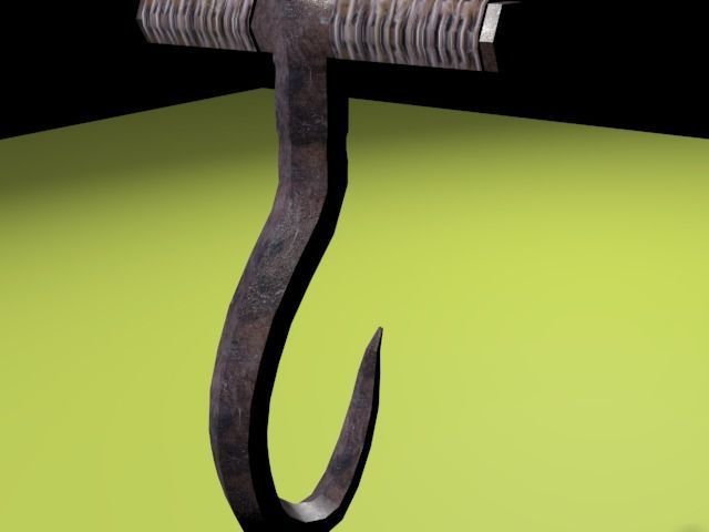 3D model 3d hook model metal VR / AR / low-poly | CGTrader