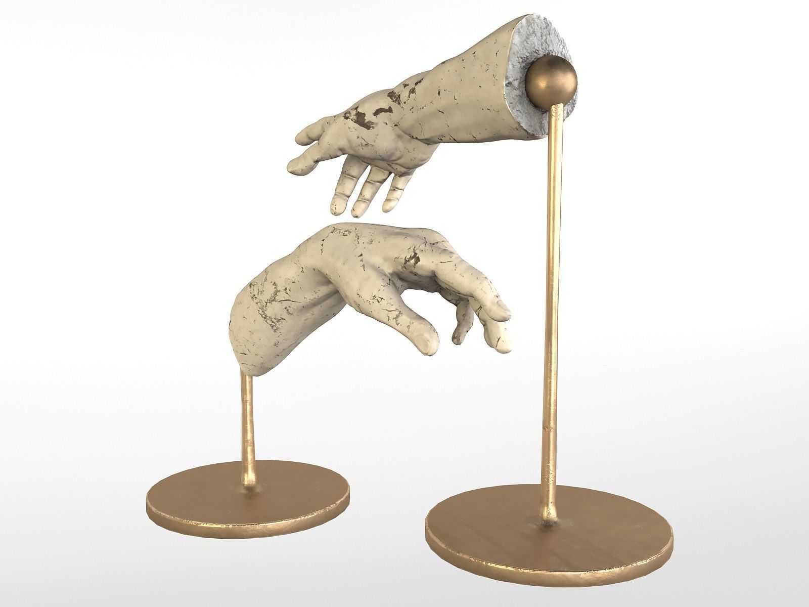 The Creation of Adam 3D model | CGTrader