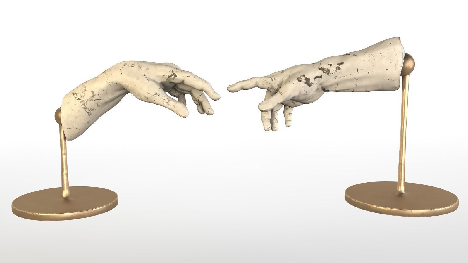 The Creation of Adam 3D model | CGTrader