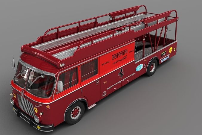 Fiat 642 RN2 Bartoletti Race Transporter 3D model | CGTrader