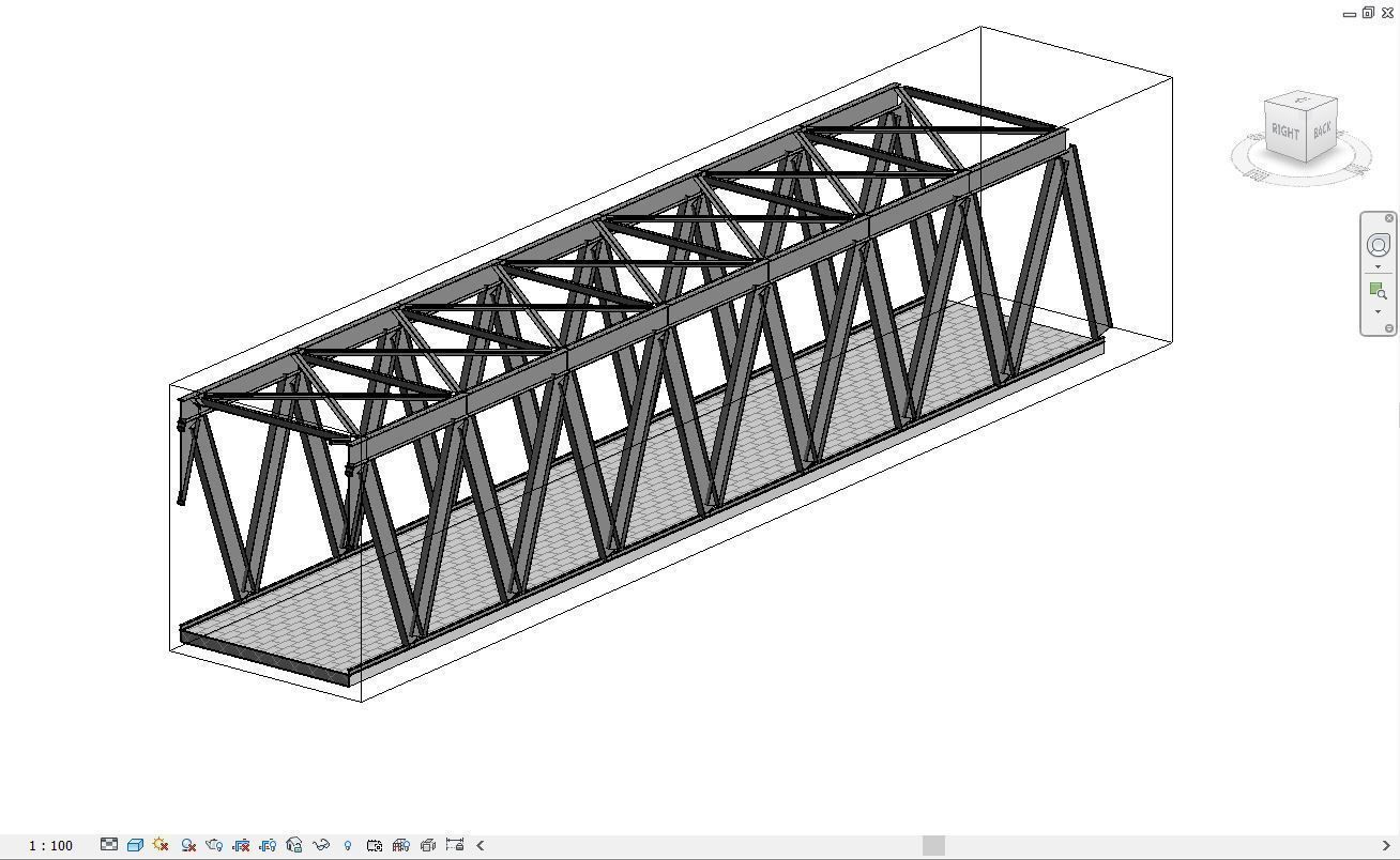 Bridge Design Revit- Robot Structural Model 3D model | CGTrader