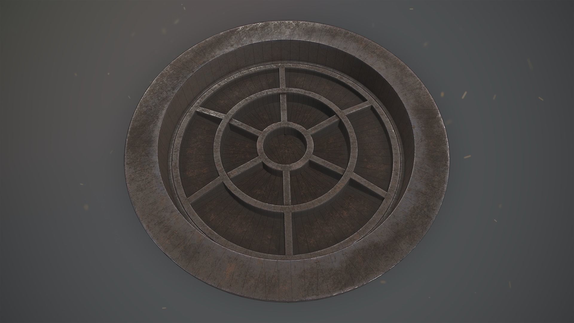 3D model Sewer Hatch v4 VR / AR / low-poly | CGTrader