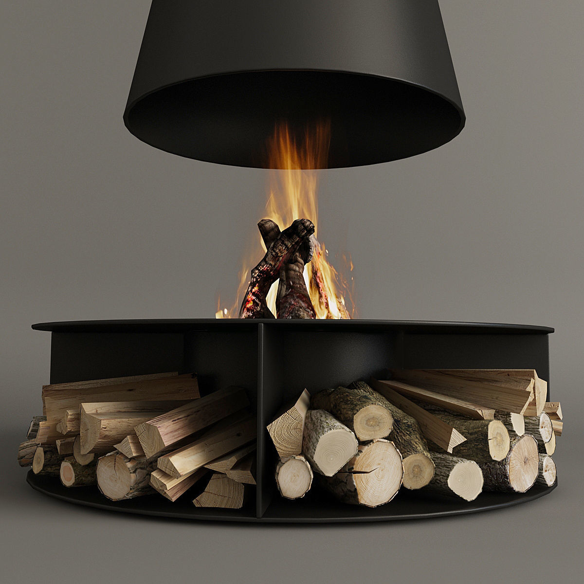 Fireplase Modern 10 3D model | CGTrader