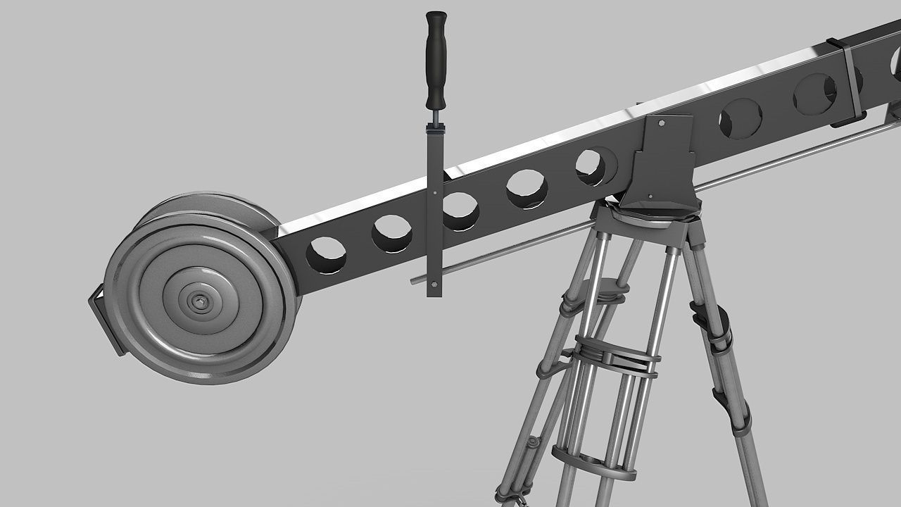 Tripod camera crane on 3D model | CGTrader