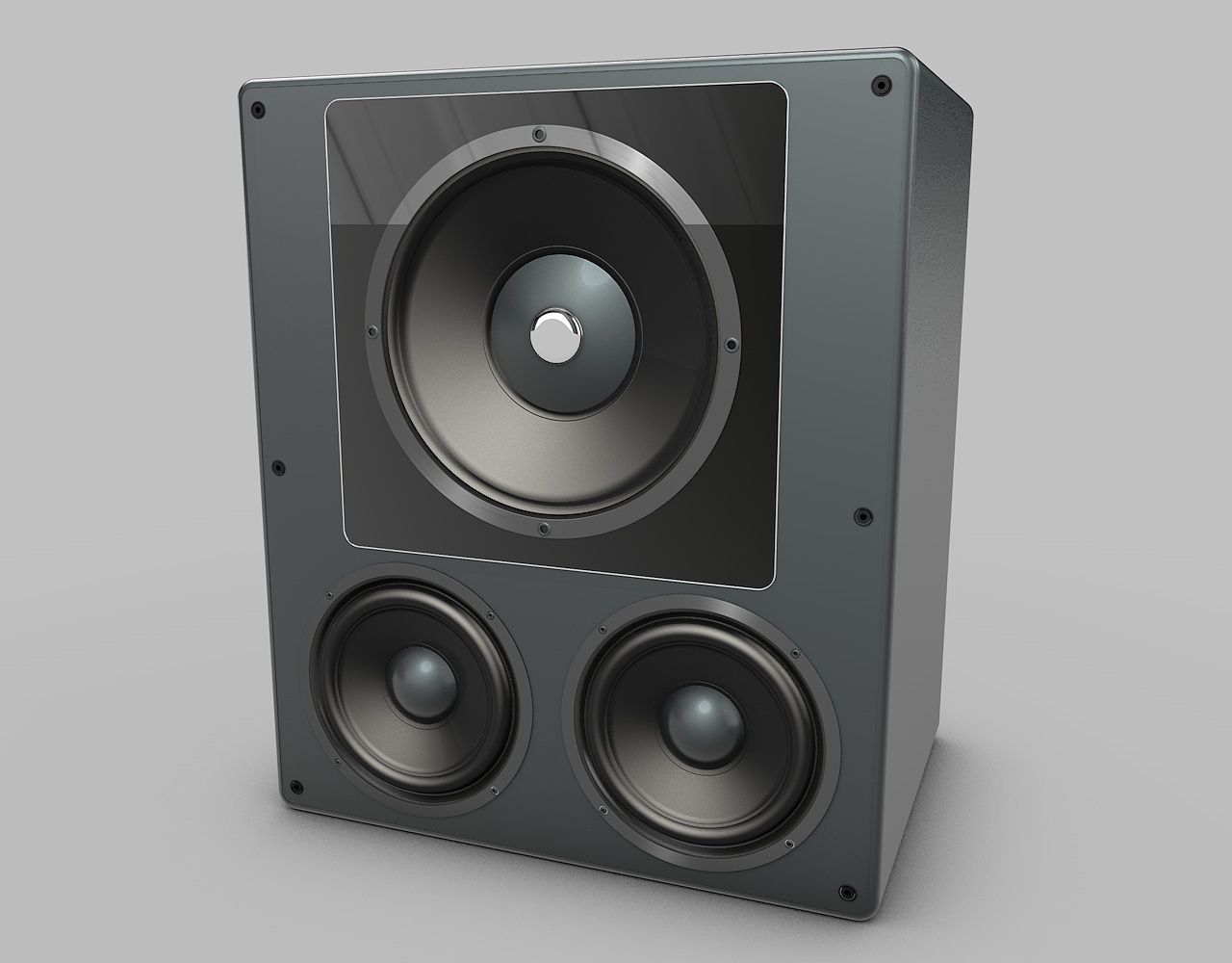 Audio-Speaker 3D Model .obj .3ds .fbx .c4d .dxf - CGTrader.com