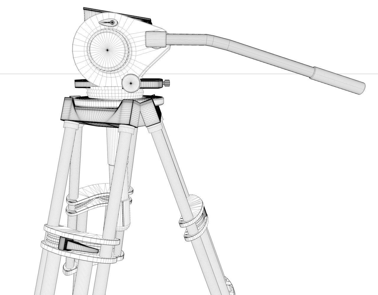 Camera-Tripod 3D model | CGTrader