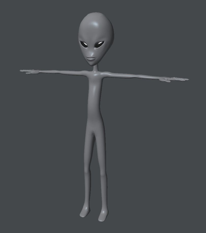Grey Alien 3D model | CGTrader